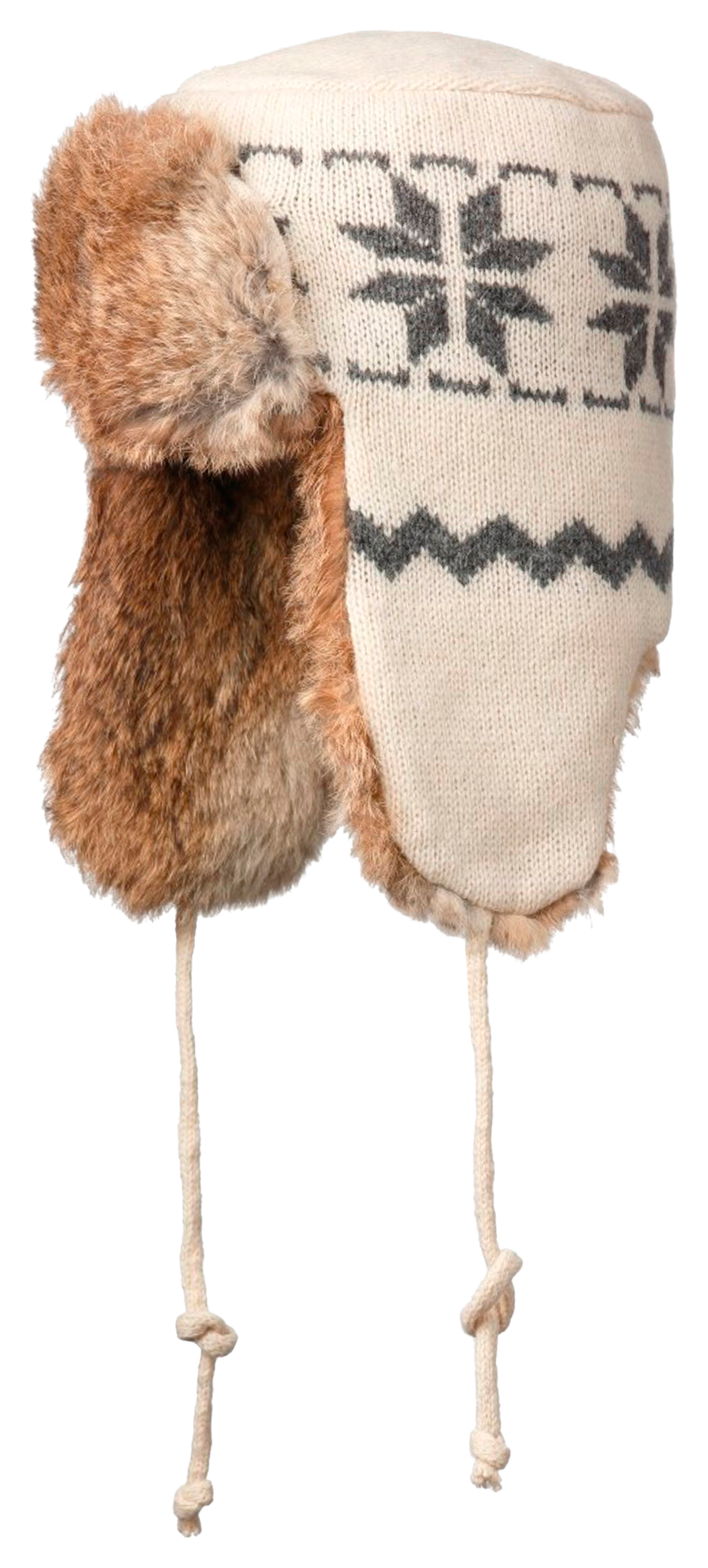 Crown Cap Lambswool Flat Top Rabbit-Trimmed Aviator Hat | Bass Pro Shops